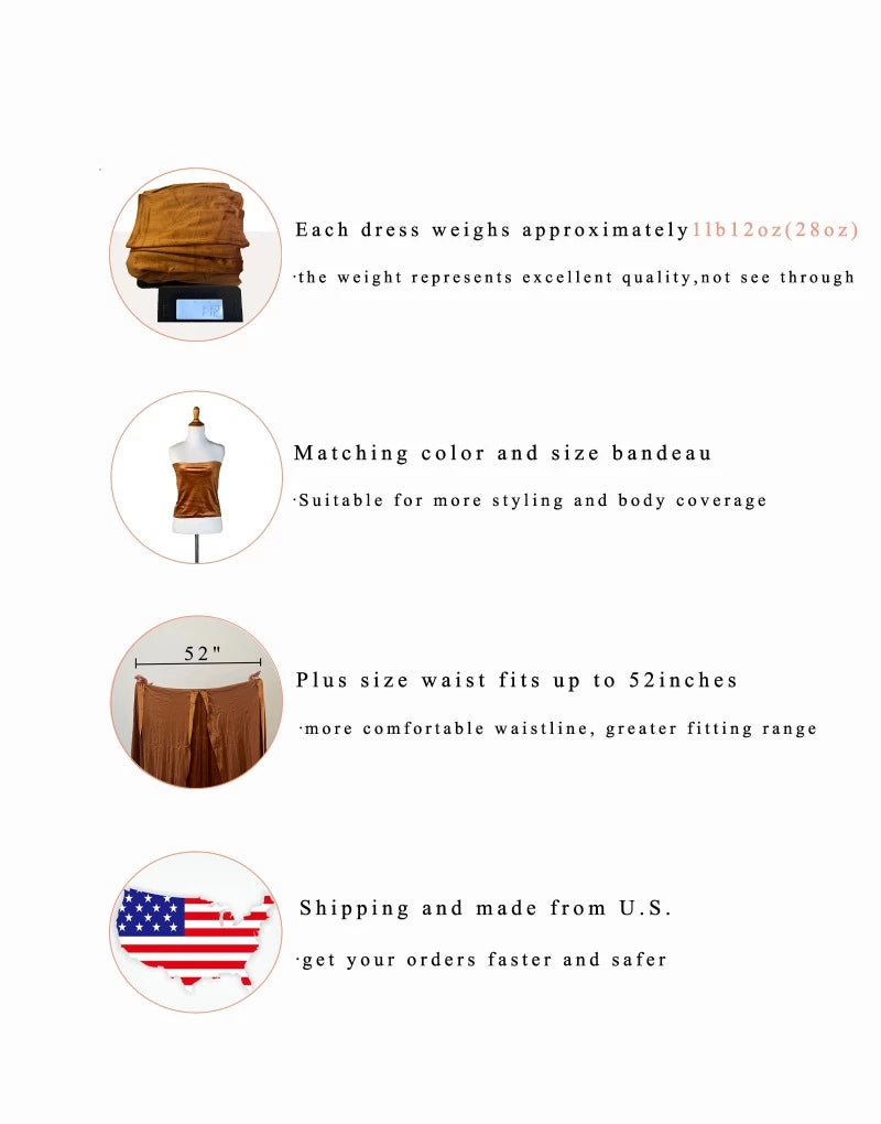 Rust Orange Velvet Infinity Bridesmaid Dresses/Customization Size ...